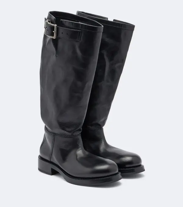 Balenciaga Leather Biker Boots