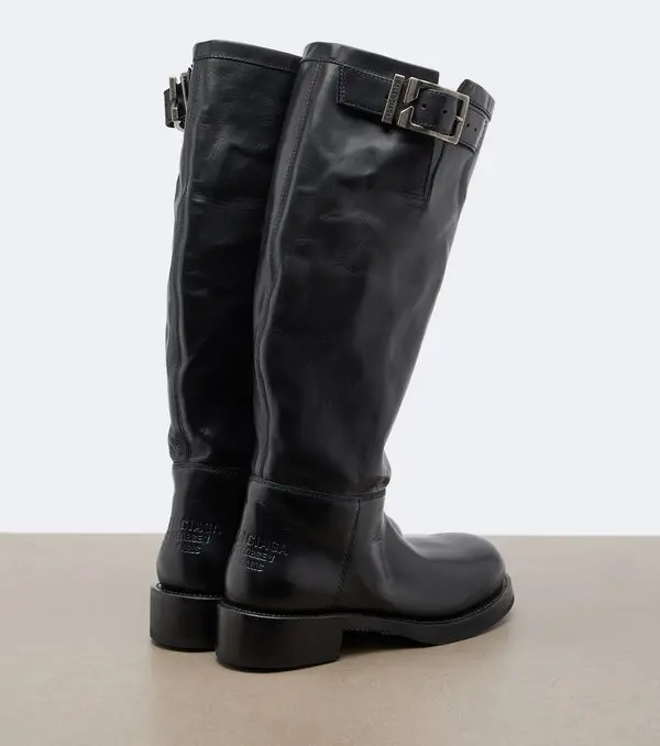 Balenciaga Leather Biker Boots