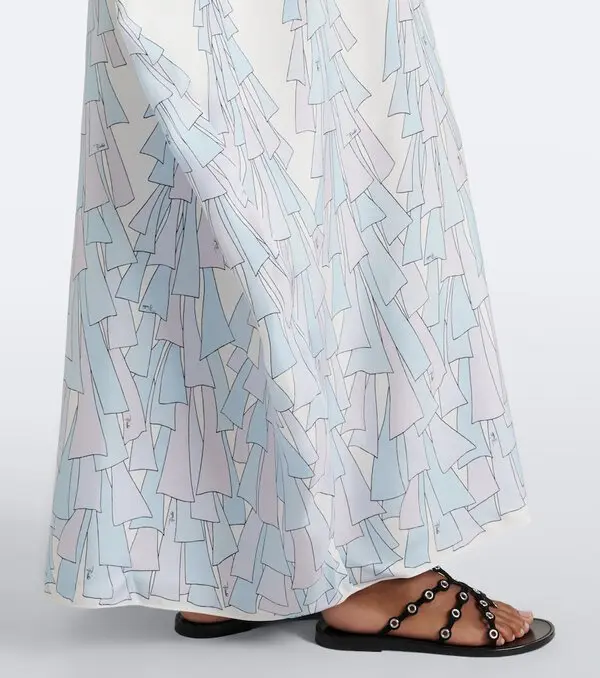 Emilio Pucci Baiadera Silk Twill Kaftan