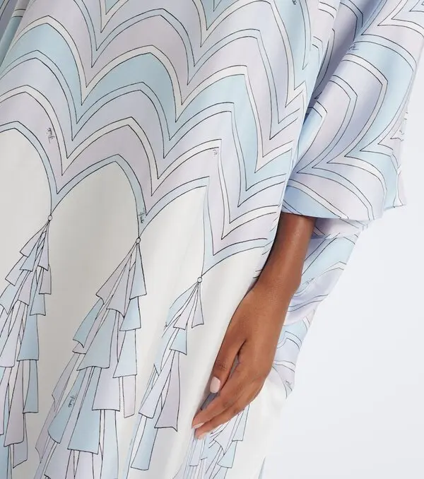 Emilio Pucci Baiadera Silk Twill Kaftan