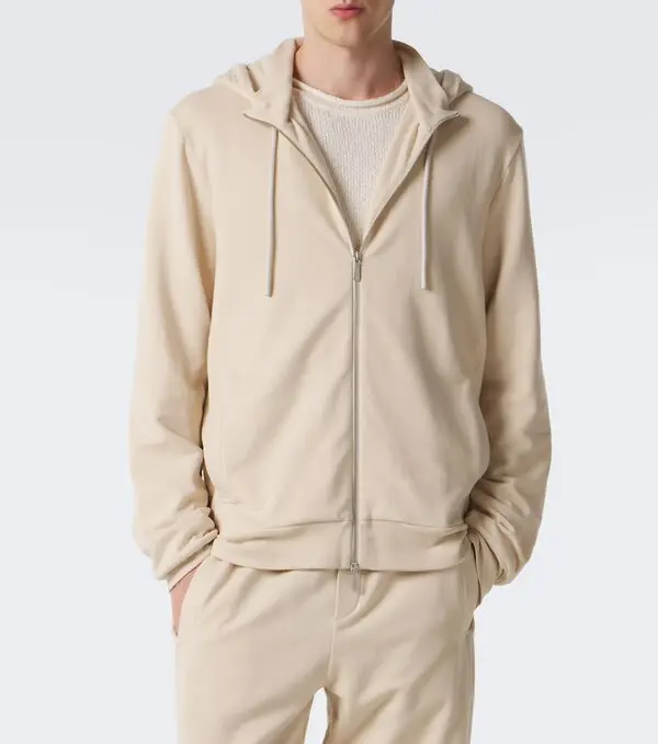 Zimmerli Jersey Zip-up Hoodie