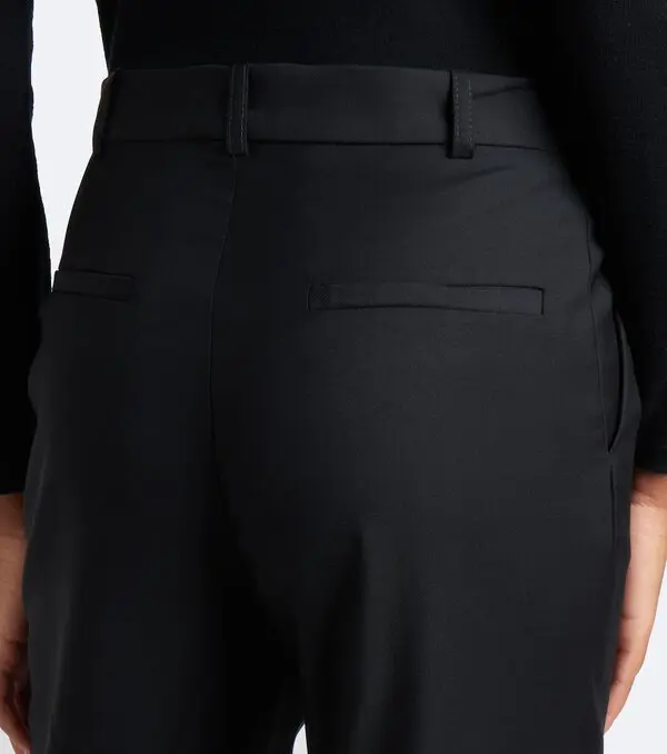 Loulou De Saison Haden Cropped Virgin Wool Slim Pants