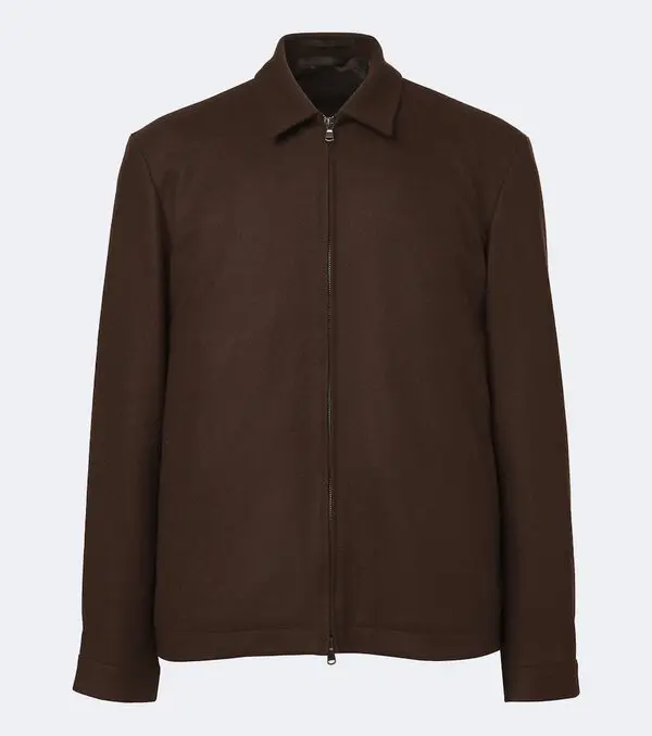 Sunspel Wool Jacket - Brown
