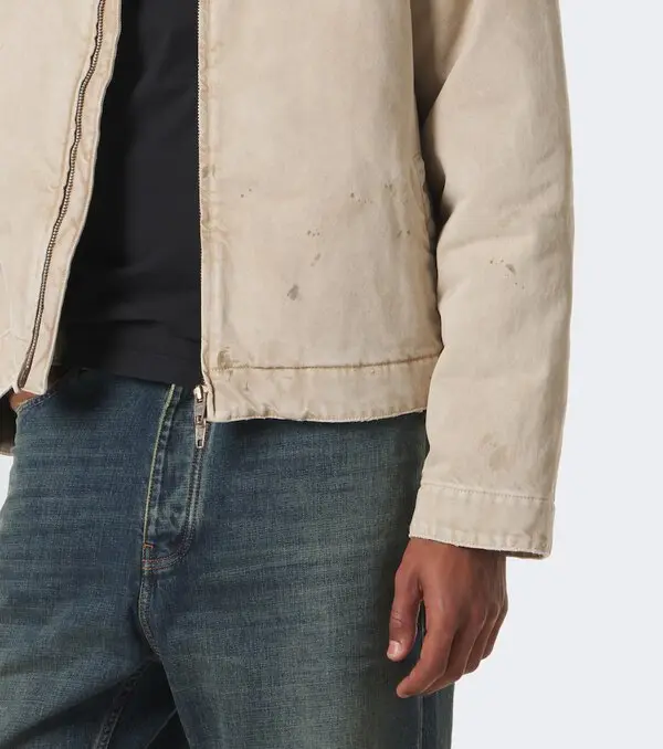 Balenciaga Corduroy-trimmed Cotton Jacket