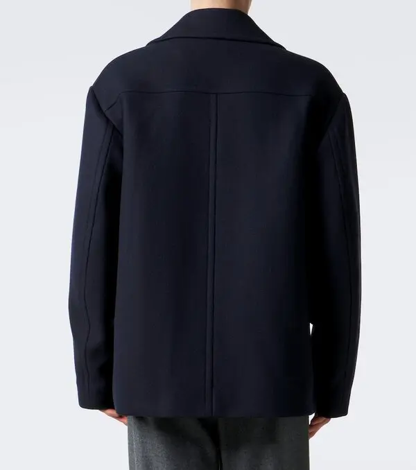 Dries Van Noten Double-breasted Wool-blend Jacket
