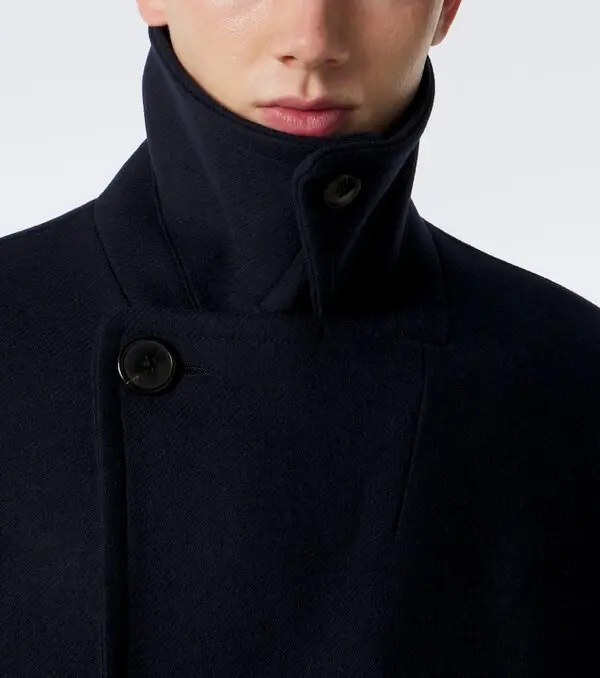Dries Van Noten Double-breasted Wool-blend Jacket