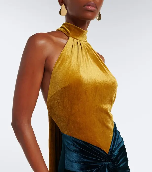 Retrofete Goleta Velvet Gown