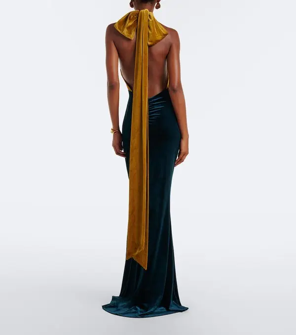 Retrofete Goleta Velvet Gown