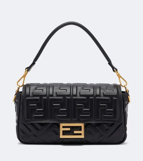 Fendi Baguette® 26424 Medium Leather Shoulder Bag
