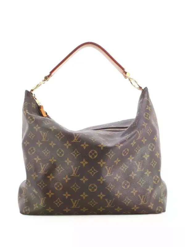 LOUIS VUITTON Sully Handbag Monogram Canvas Mm Hobo Bag
