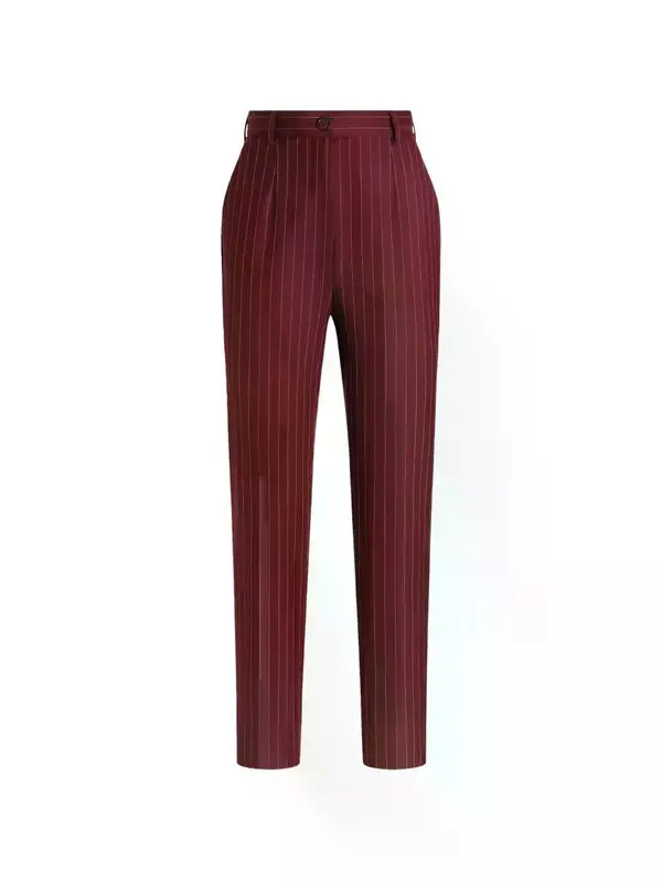 Dolce & Gabbana Pinstripe Wool Trousers