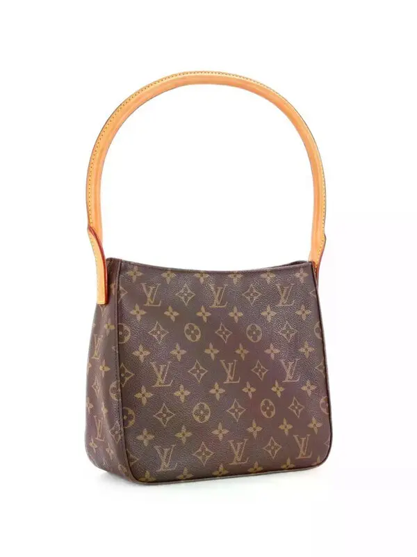 LOUIS VUITTON Looping Handbag Monogram Canvas Mm Satchel