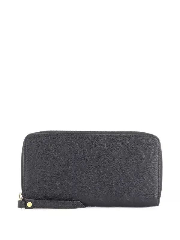 LOUIS VUITTON Zippy Wallet Monogram Empreinte Leather Small Wallets