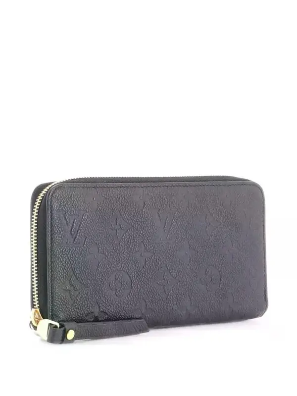 LOUIS VUITTON Zippy Wallet Monogram Empreinte Leather Small Wallets