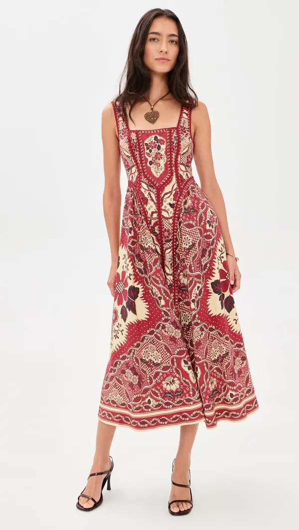 ALEMAIS Kenny Midi Dress
