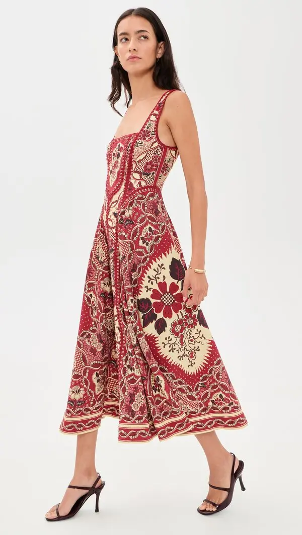 ALEMAIS Kenny Midi Dress