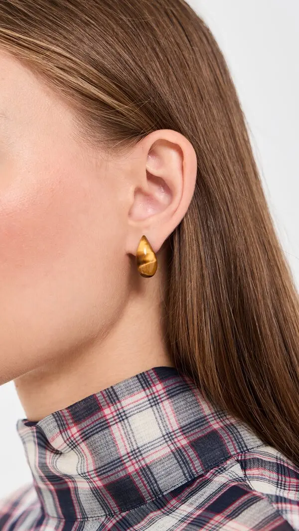 Shashi Hand Carved Gemstone Drop Earrings