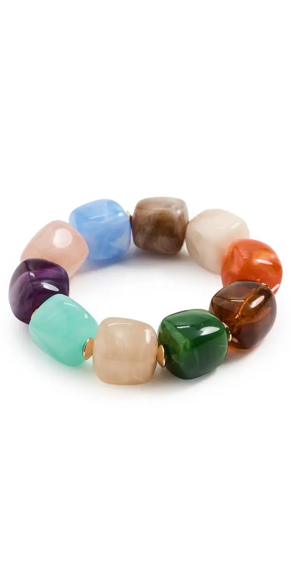 ADINA EDEN Beaded Bracelet - Brown