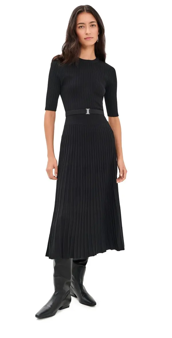 Veronica Beard Elthea Knit Dress - Black