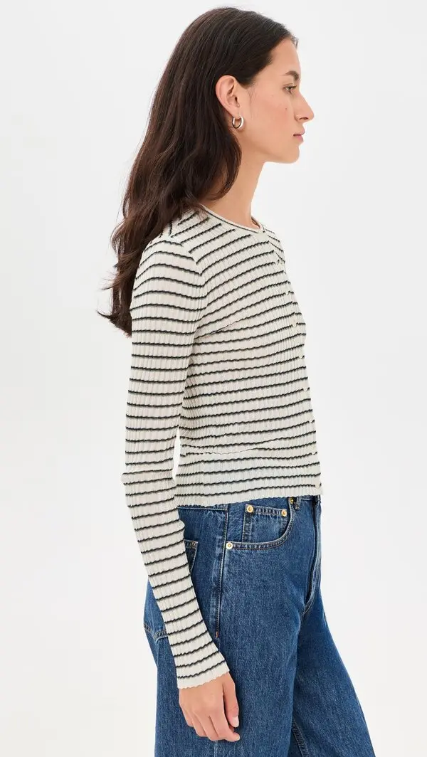 Z Supply Rosanna Stripe Sweater Top