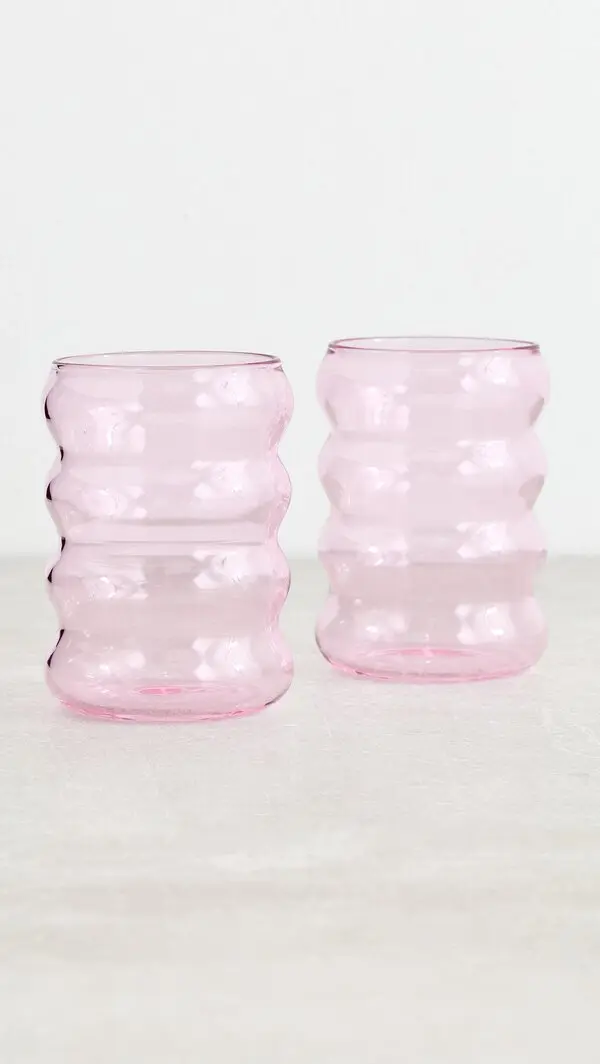 SOPHIE LOU JACOBSEN Ripple Cups Set Of 2