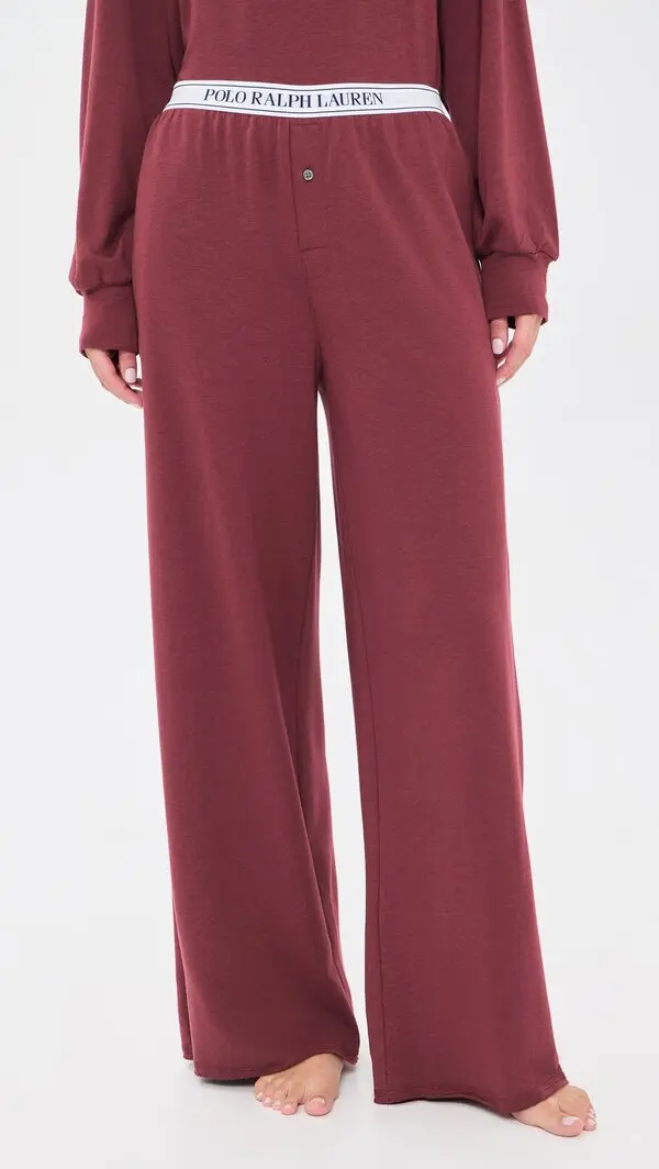 Polo Ralph Lauren Crew Neck/wide Leg Pants Set