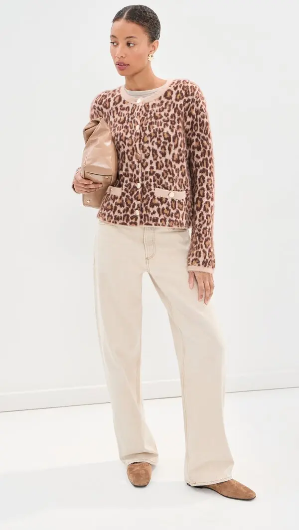Sablyn Char B Shrunken Cashmere Cardigan