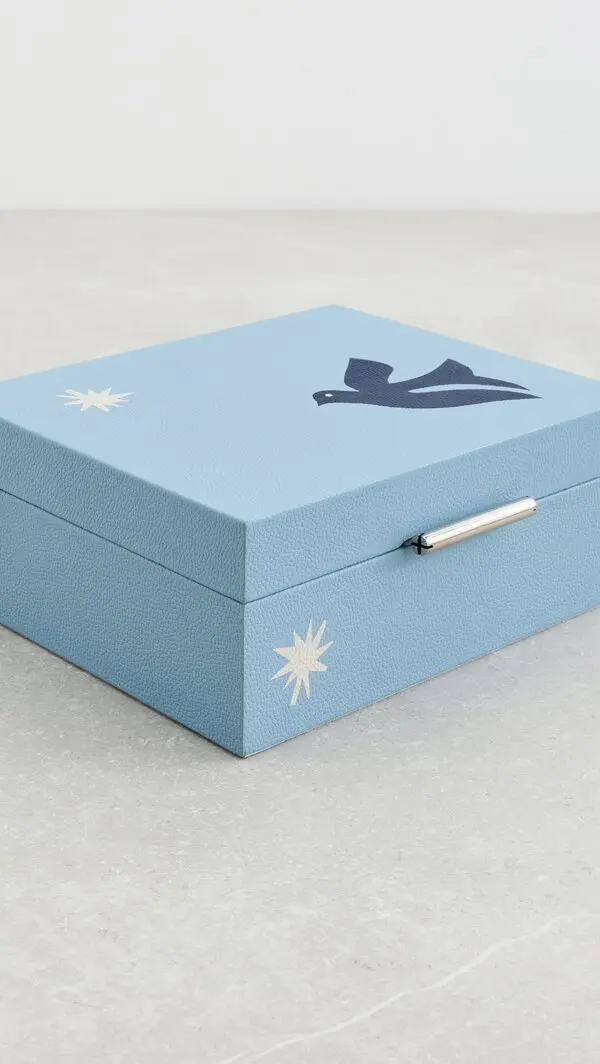 Jonathan Adler Playa Leather Jewelry Box