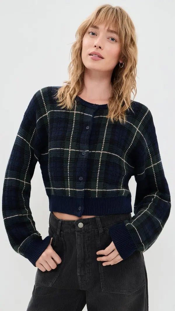 Good American The Shrunken Cardigan