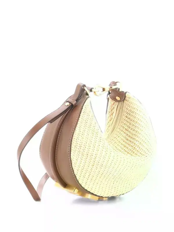 Fendi Fendigraphy Bag Raffia Mini Crossbody Bag