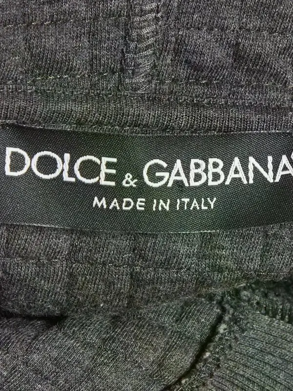 Dolce & Gabbana Quilted Cotton-knit Hoodie