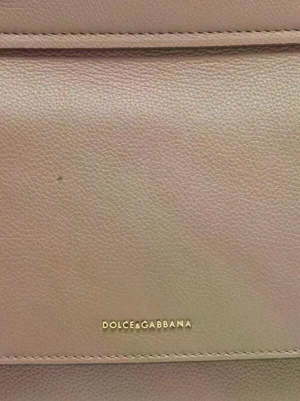 Dolce & Gabbana Sicily Leather Tote Bag - Neutrals