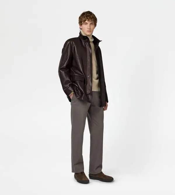 TOD'S Jacket In Nappa Leather