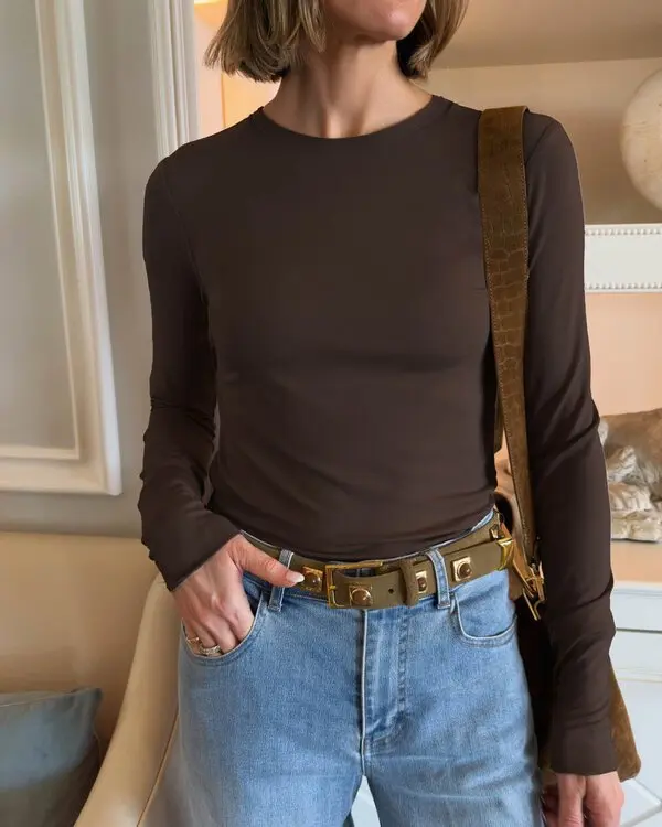 Splendid X @cellajaneblog Soufflé Long Sleeve Tee - Java
