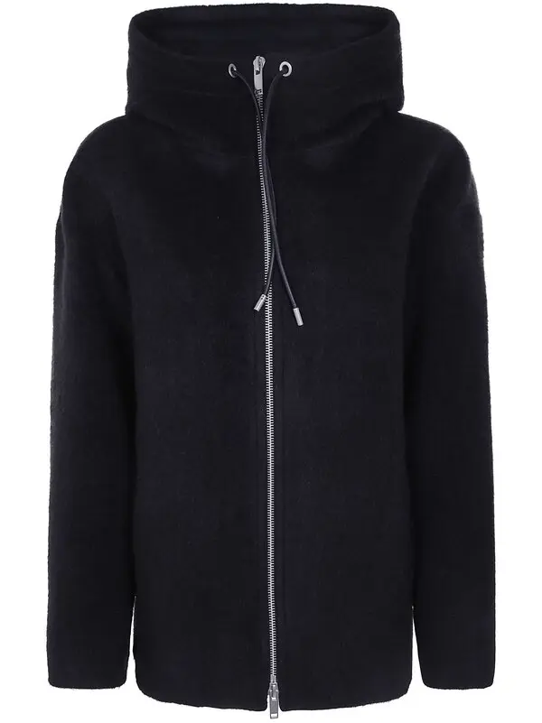 Studio Nicholson Hooded Zip-through Jacket Etna