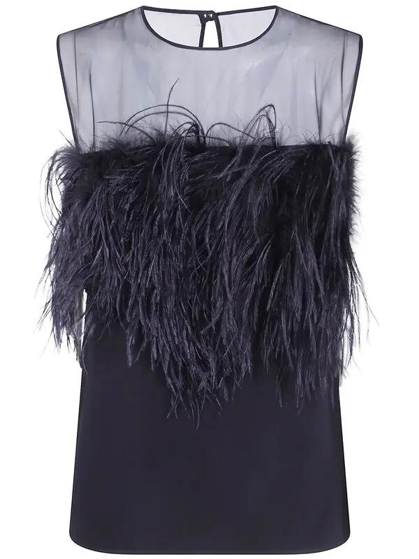 Alberta Ferretti Top Bifabric "bifabric Top