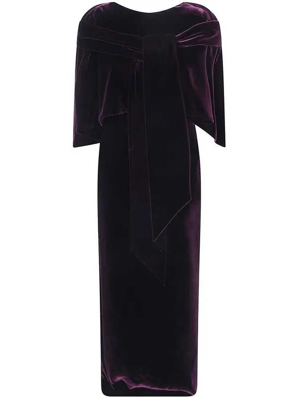 Alberta Ferretti Dress Purple Fancy