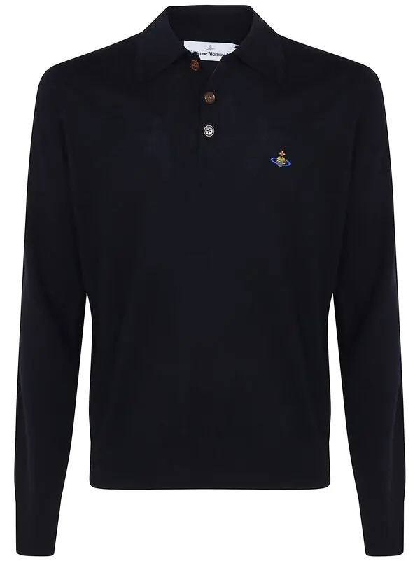 VIVIENNE WESTWOOD Long-sleeve Polo "mark