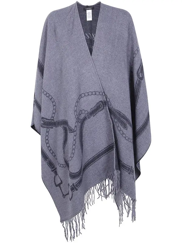 Ralph Lauren Poncho "ruana - Black