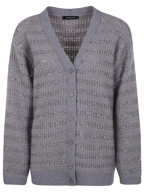 Fabiana Filippi Cardigan "cardigan - Brown