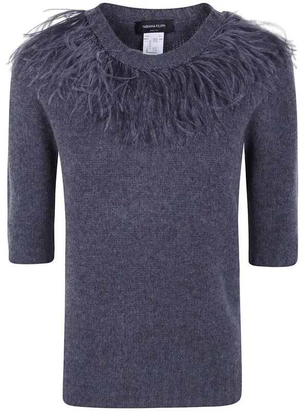 Fabiana Filippi Short Sleeve Sweater