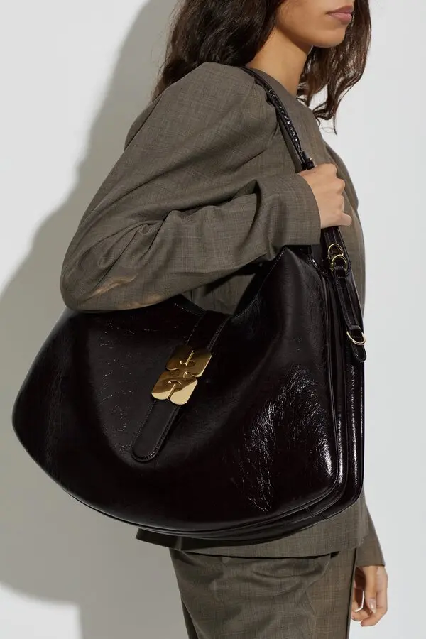 GANNI Eco Leather Hobo Bag