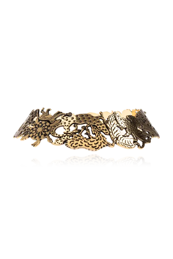 Etro Animal Motif Choker - Gold