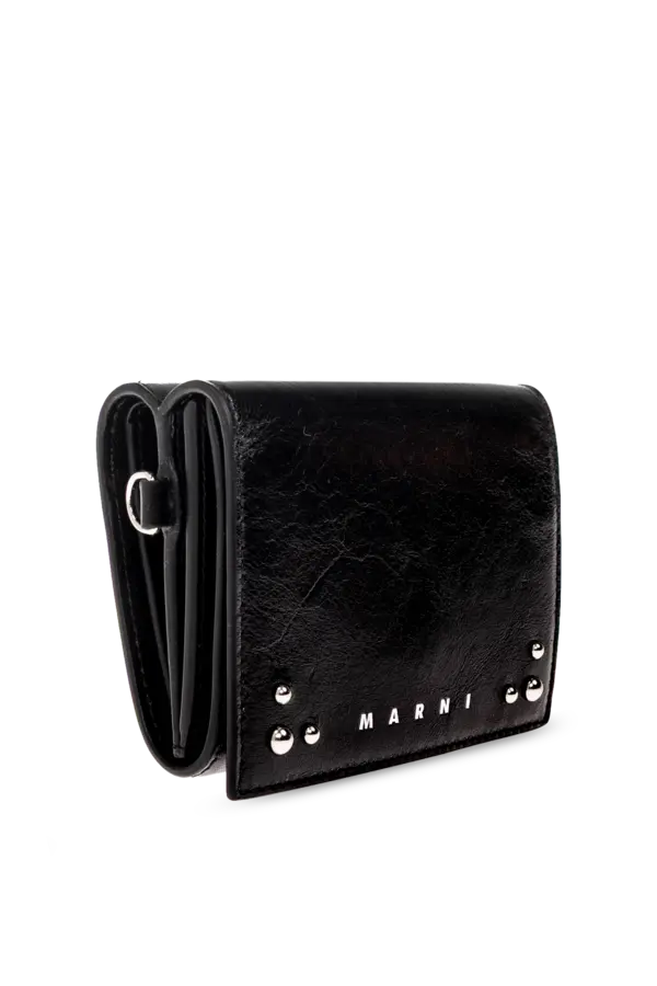 Marni Leather Wallet With Logo