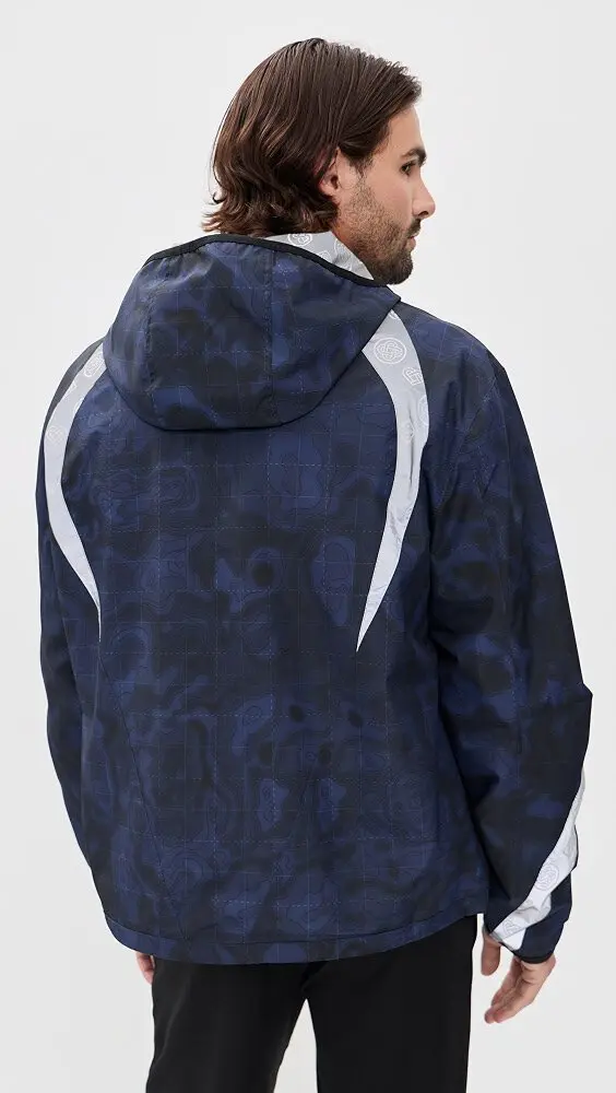Casablanca Zip Up Hooded Jacket