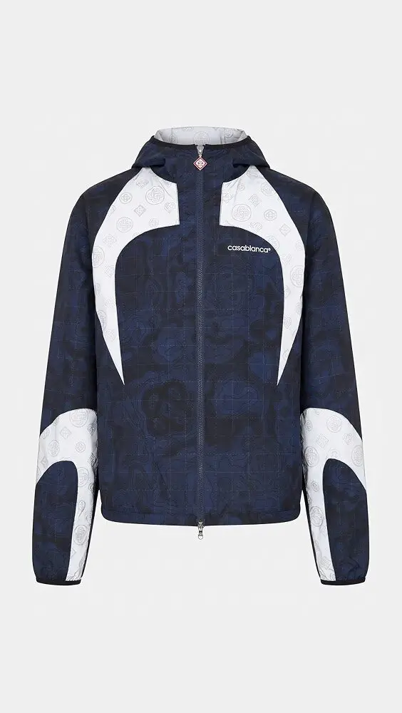 Casablanca Zip Up Hooded Jacket