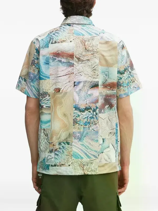 Columbia Patchwork-panel Polo Shirt