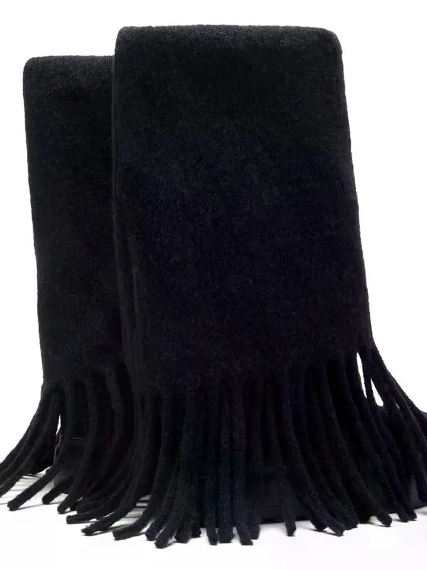 Casadei Dakota Fringed Wool Boots