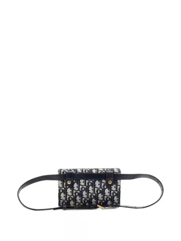 Dior Saddle Rectangular Oblique Canvas Belt Bag