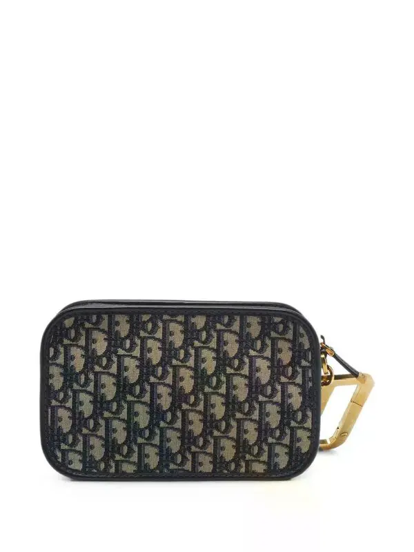 Dior 2018 Diorquake Oblique Canvas Clutch Bag